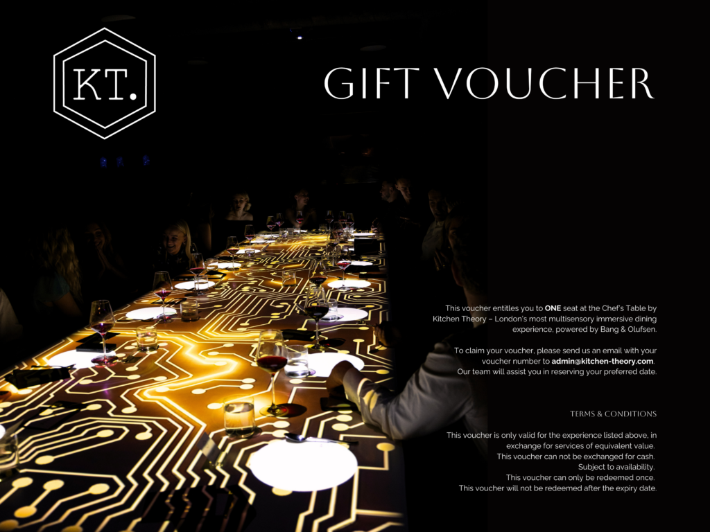 Kitchen Theory Chef's Table Supperclub Seat - Kitchen Theory ...